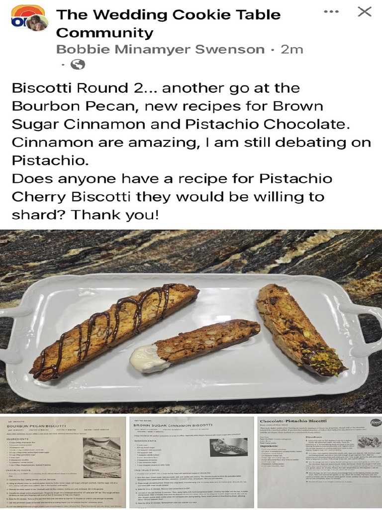 Biscotti (Brown Sugar Cinnamon) Bobbie Minamyer Swenson | PDF