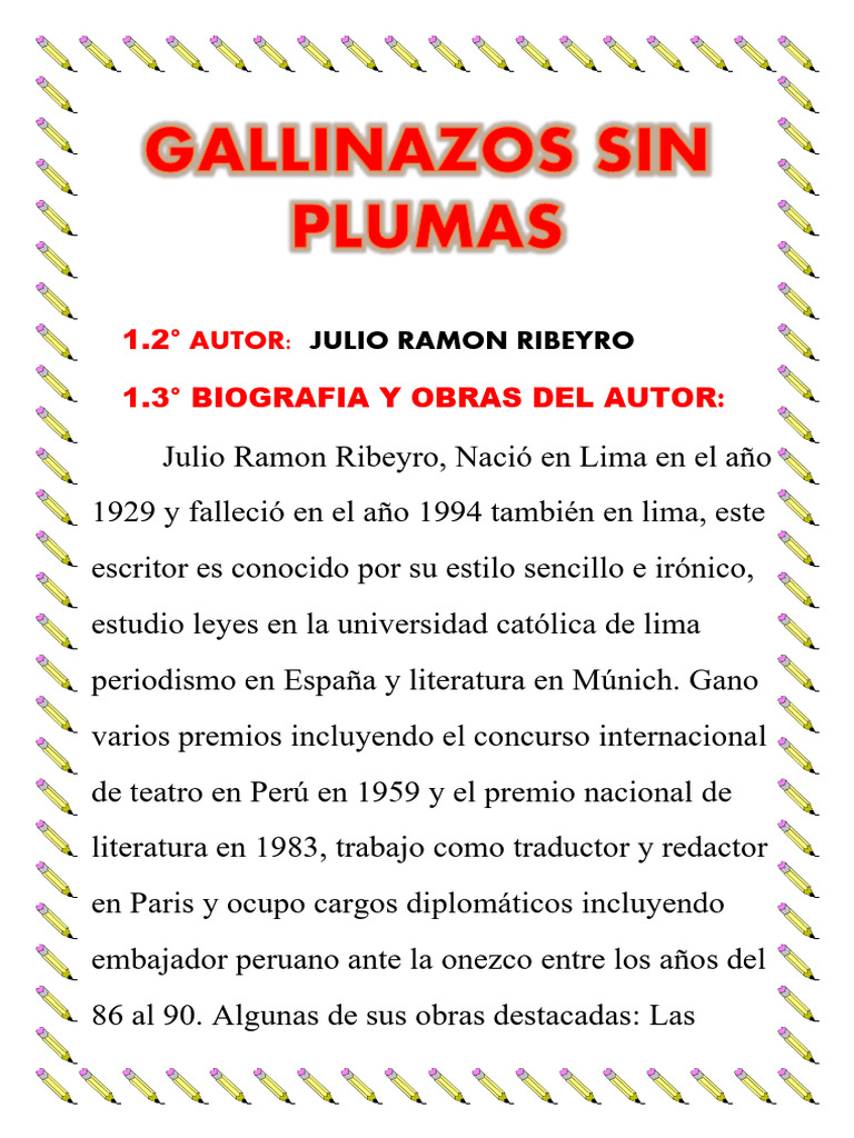 Gallinazos Sin Plumas | PDF