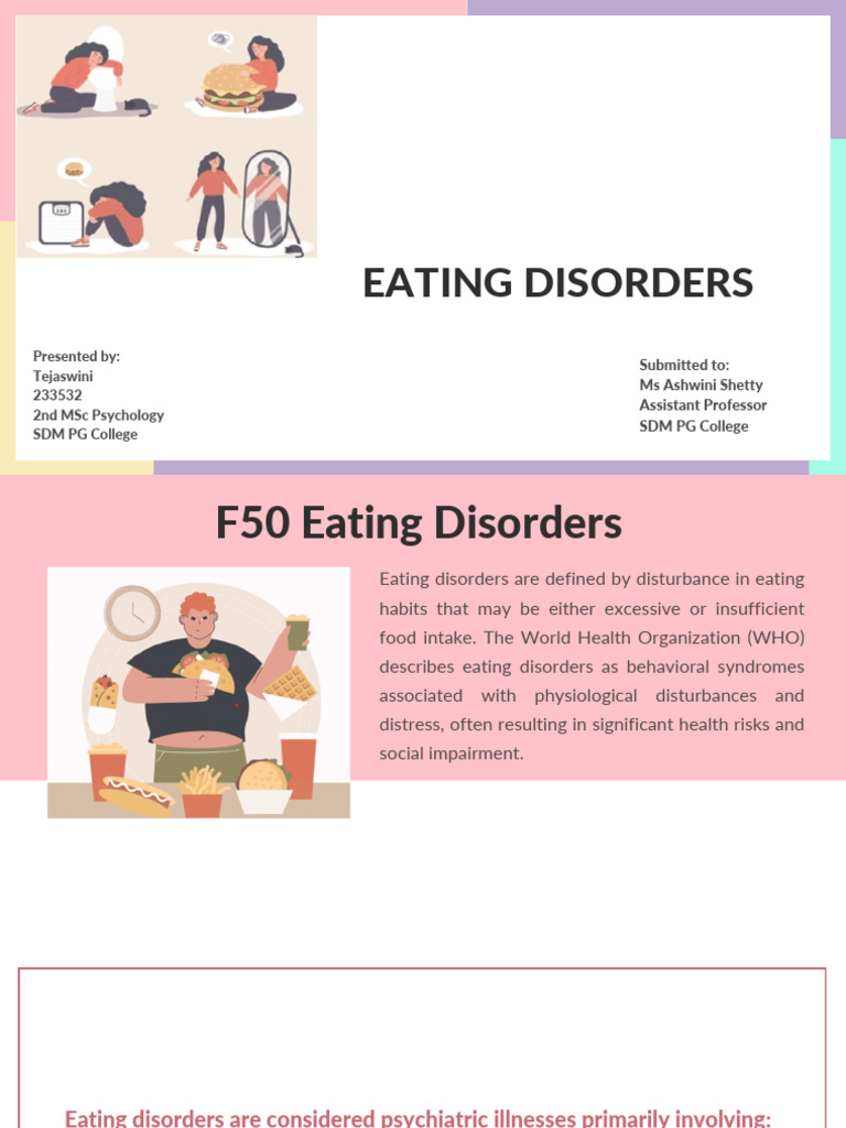 Eating disorders | PDF | Eating Disorder | Bulimia Nervosa