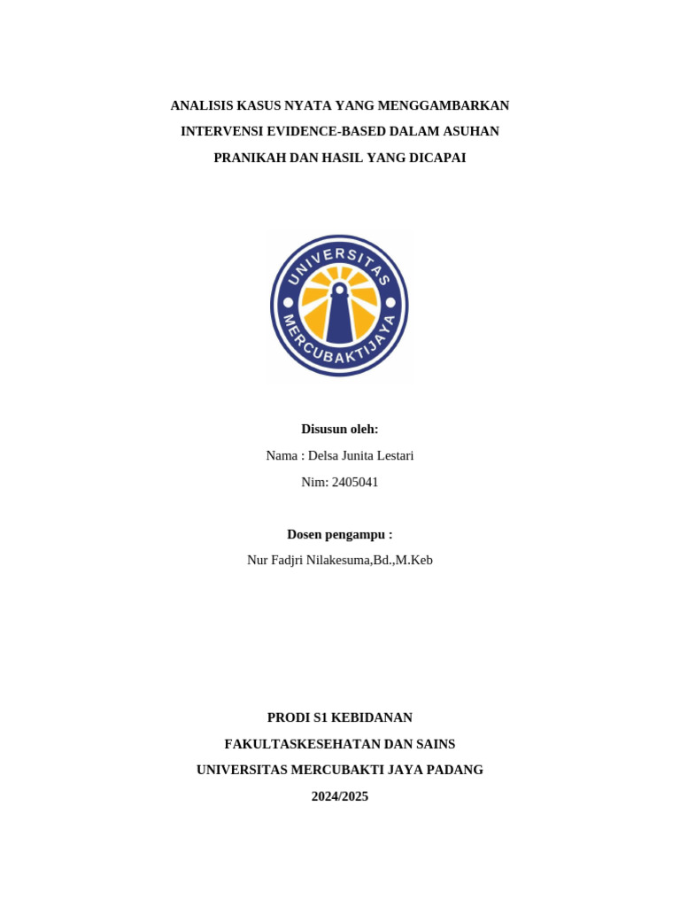 Intervensi Pranikah Berbasis Bukti | PDF