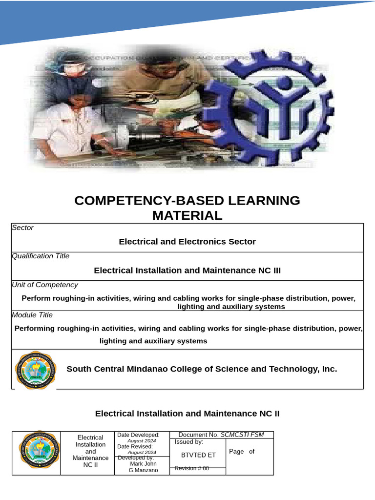 Bibat CBLM | PDF | Fuse (Electrical) | Personal Protective Equipment