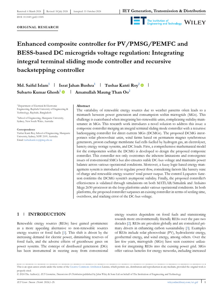 Iet Generation Trans Dist 2024 Islam Enhanced Composite