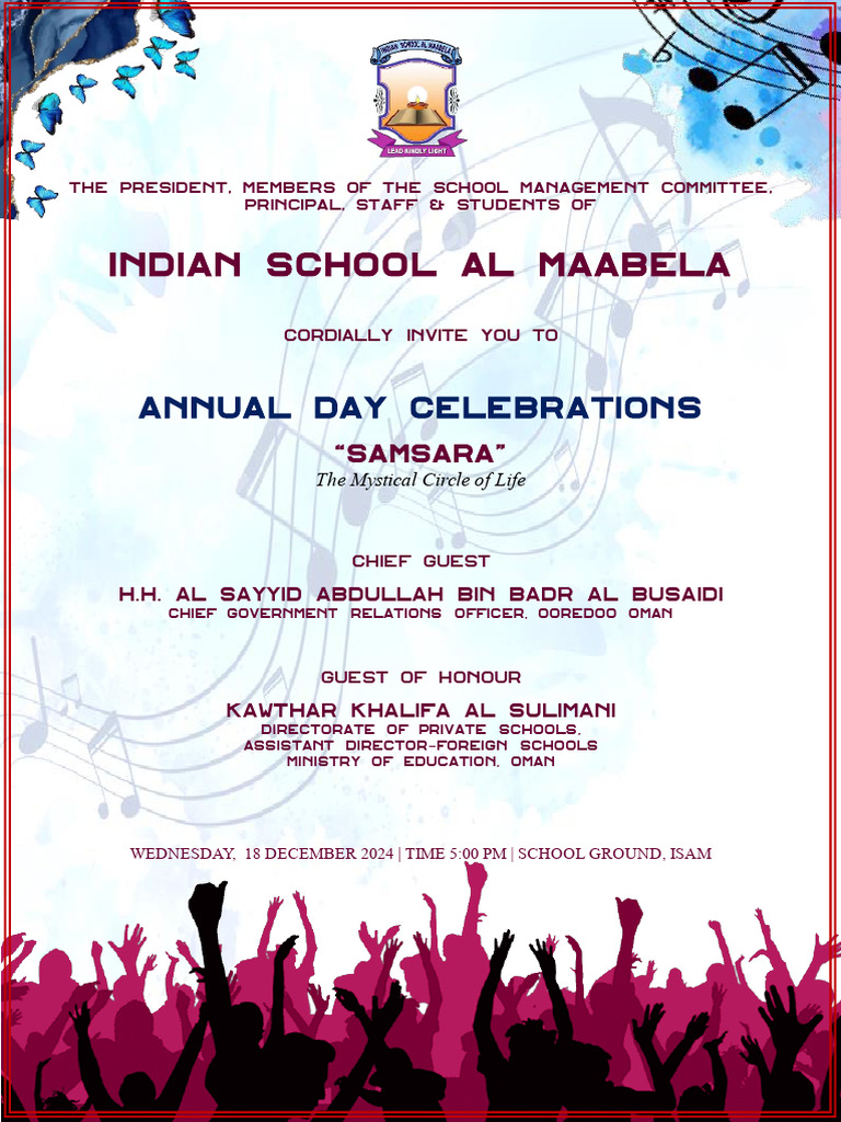 Annual Day Invitation 2024 | PDF