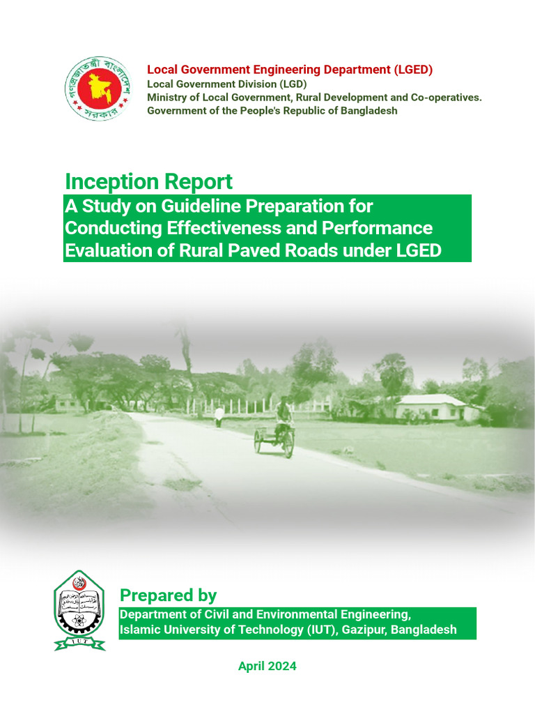 Inception Report r04 | PDF | Evaluation | Performance Appraisal