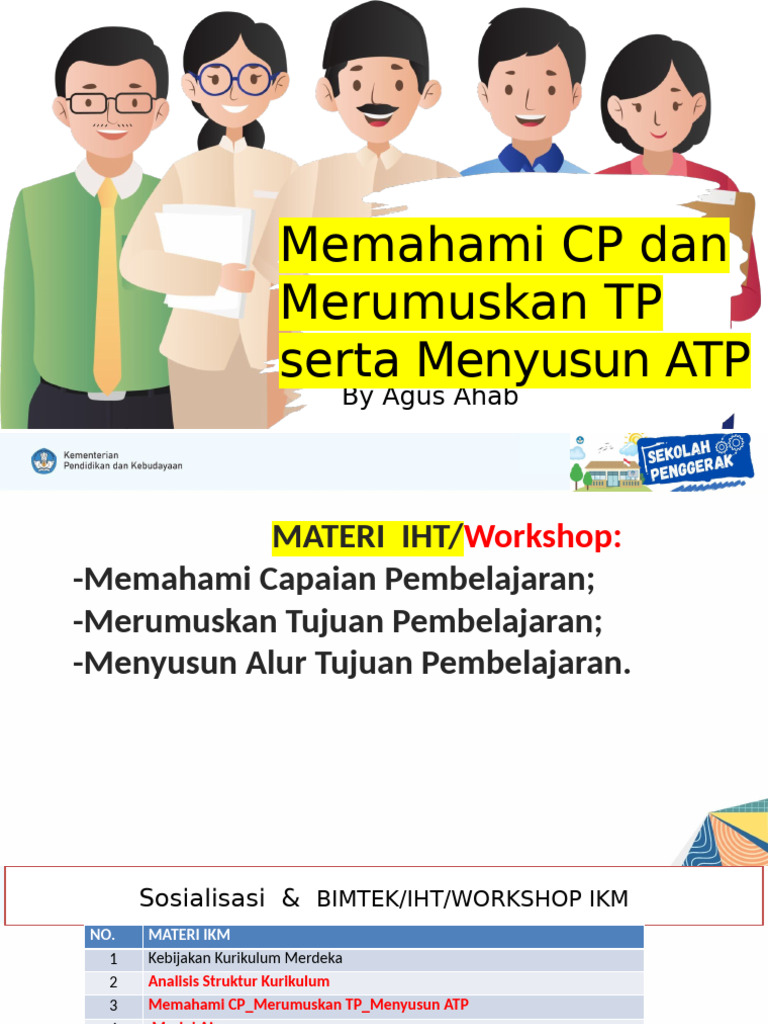 Penyusunan TP dan ATP dalam Kurikulum Merdeka | PDF