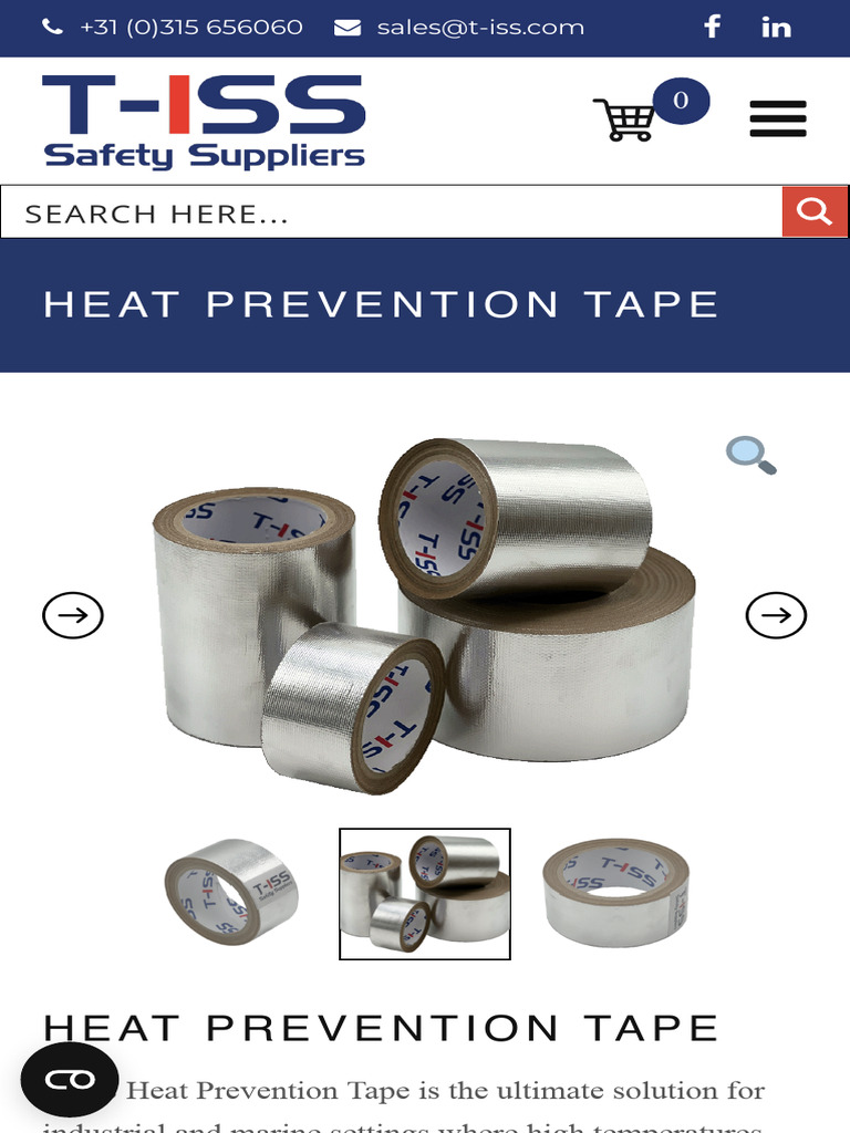 Heat Prevention Tape - T-IsS | PDF