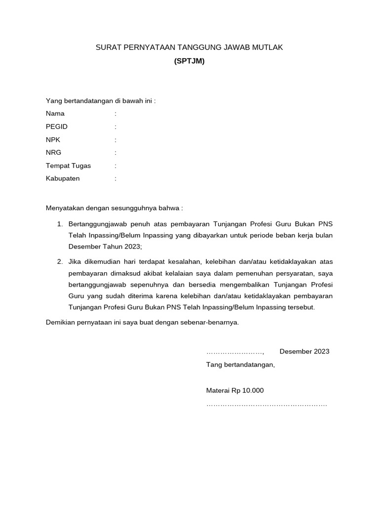 SPTJM_Guru TPG 2024 | PDF