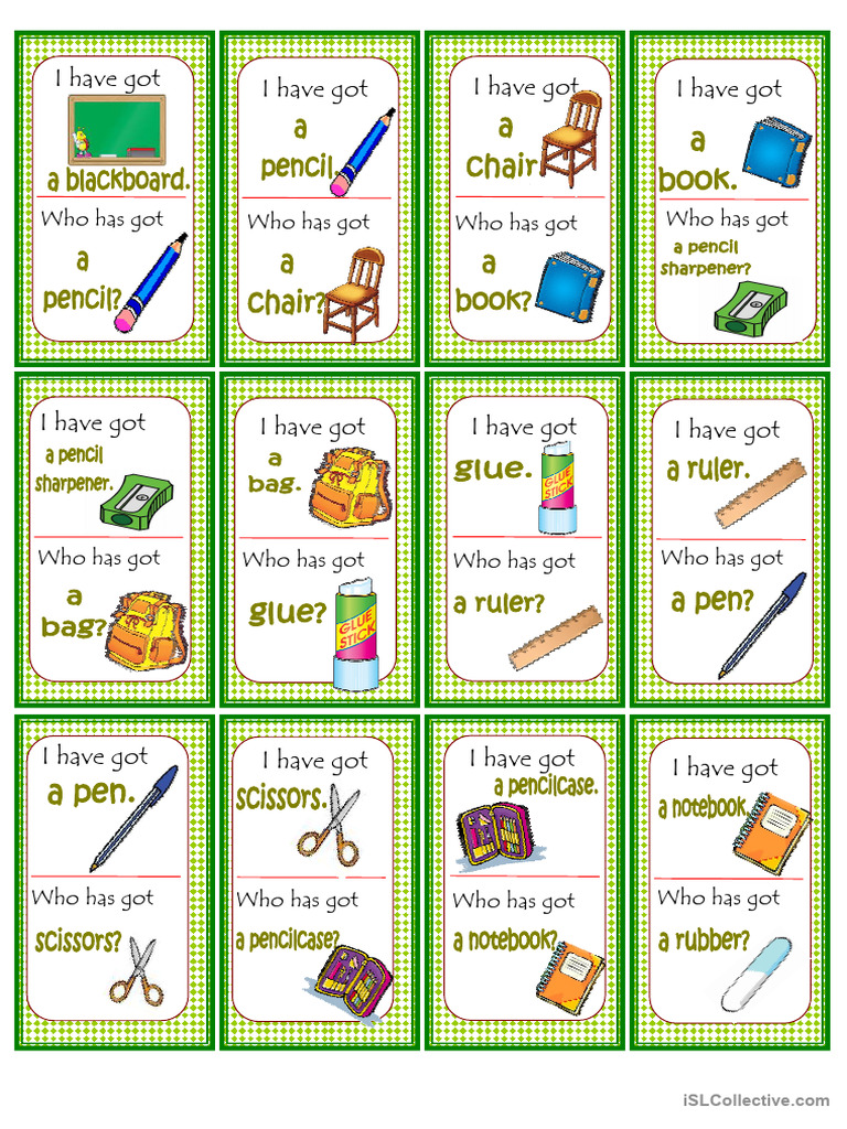 Loop Game School Objects | PDF
