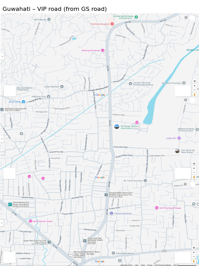 Guwahati VIP Road Guide | PDF