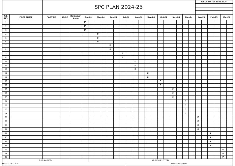SPC PLAN 2024-25 (4) | PDF