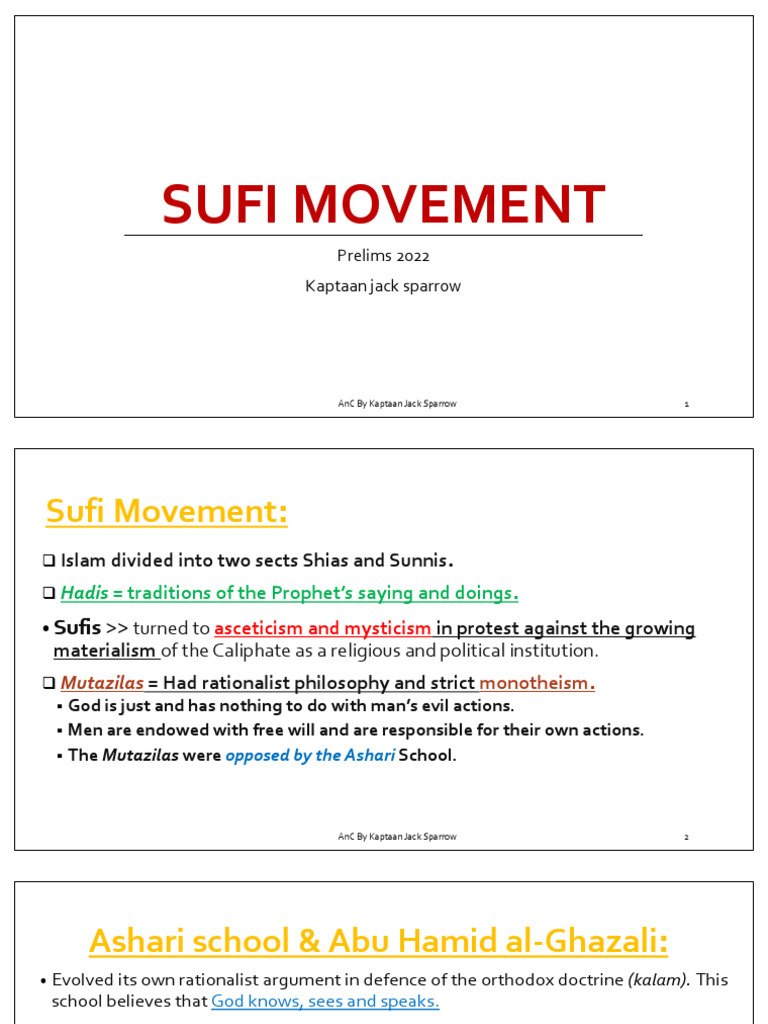 Sufi | PDF | Sufism | Ulama