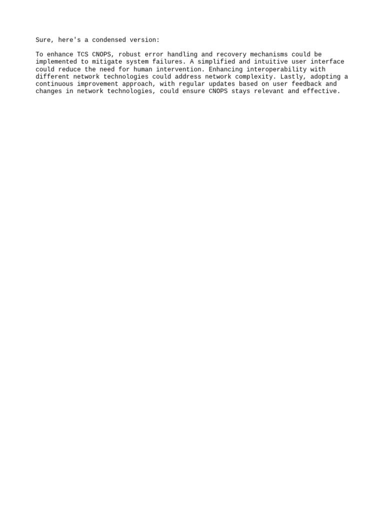 Sure, Here's A Condensed Version | PDF