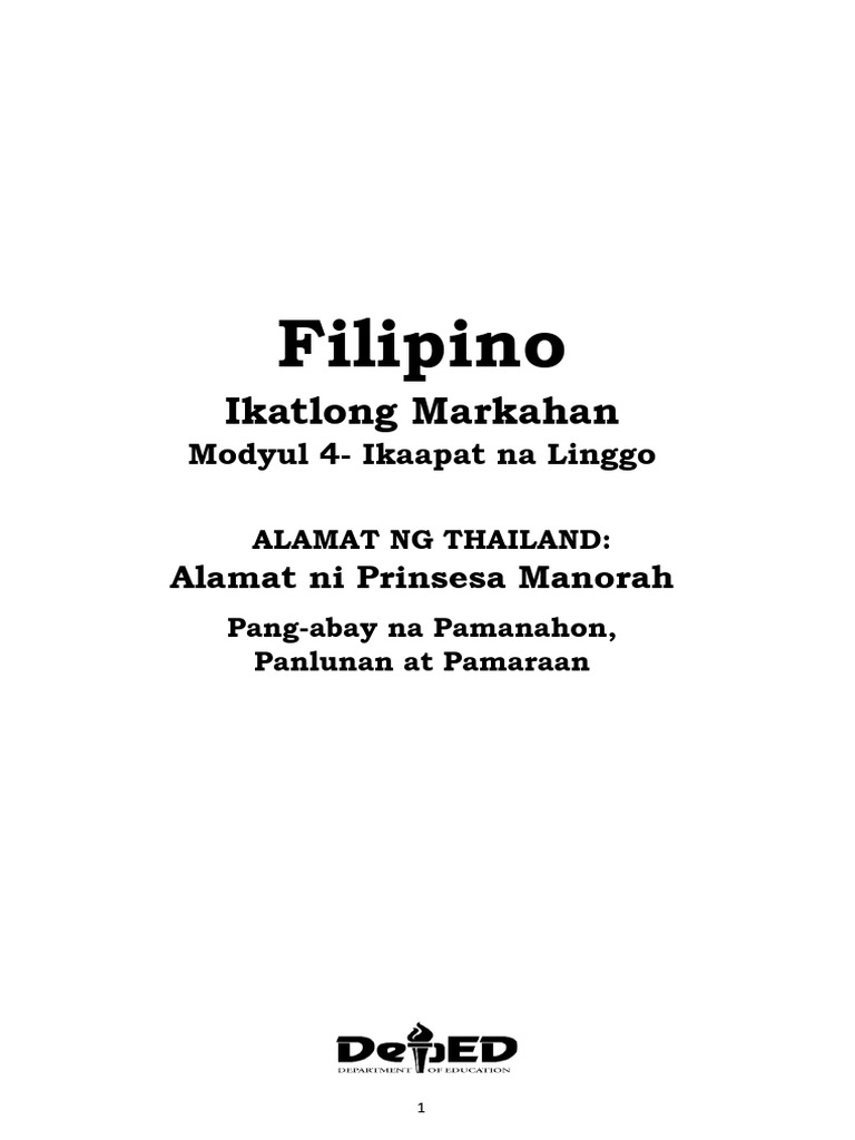 4 q3 Filipino | PDF