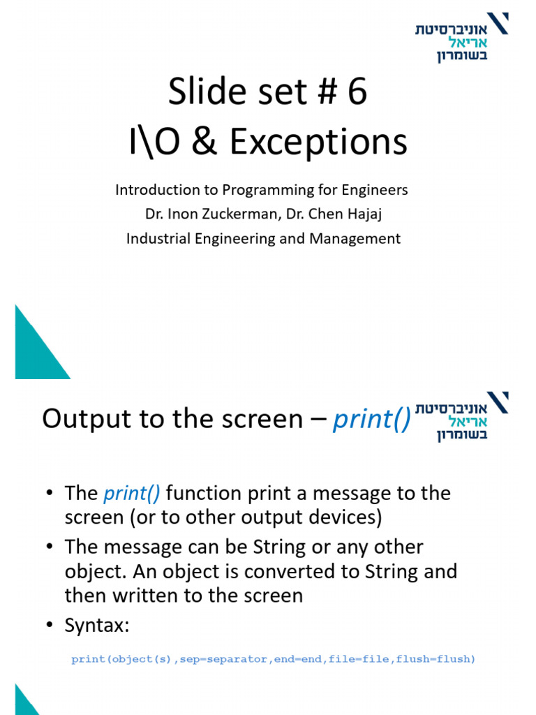 slide set 6 | PDF | Computer File | Text File slide set 6 | PDF | Computer File | Text File