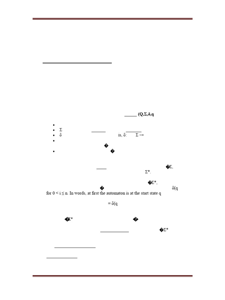 TOC-M1,M2 | PDF | Automata Theory | Theory Of Computation