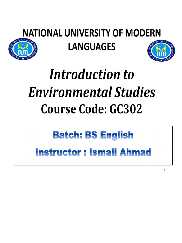 Handouts - History of The Environmental Movements, Reforms & Landmarks ...