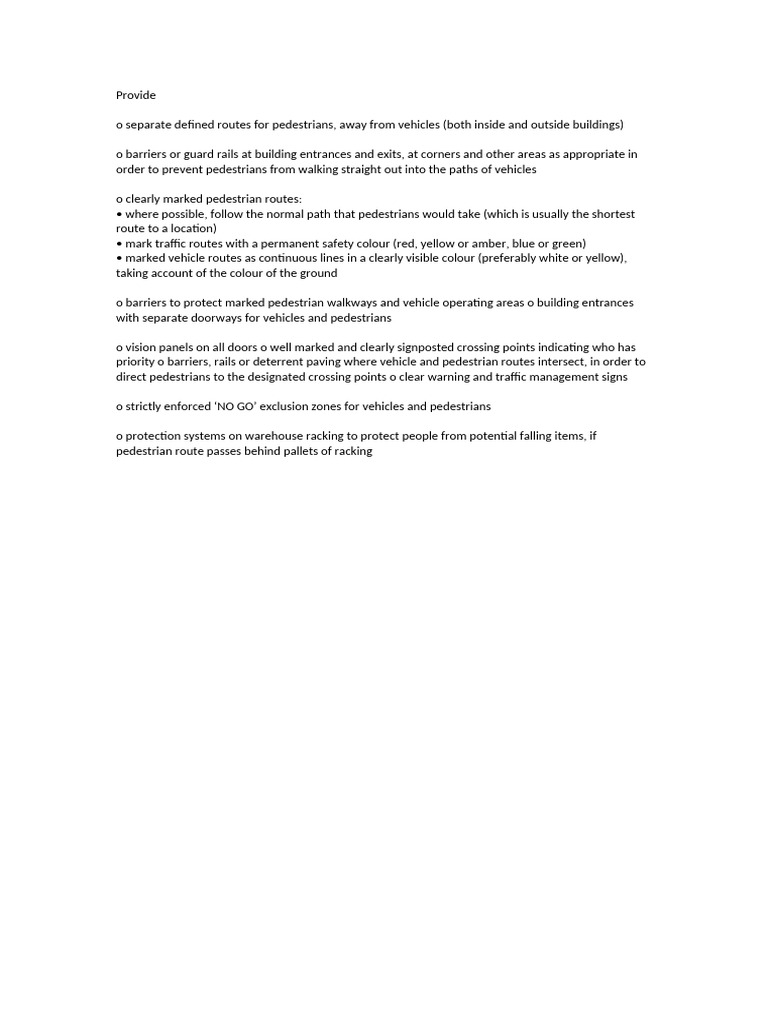 Pedestrian Safety and Traffic Management | PDF