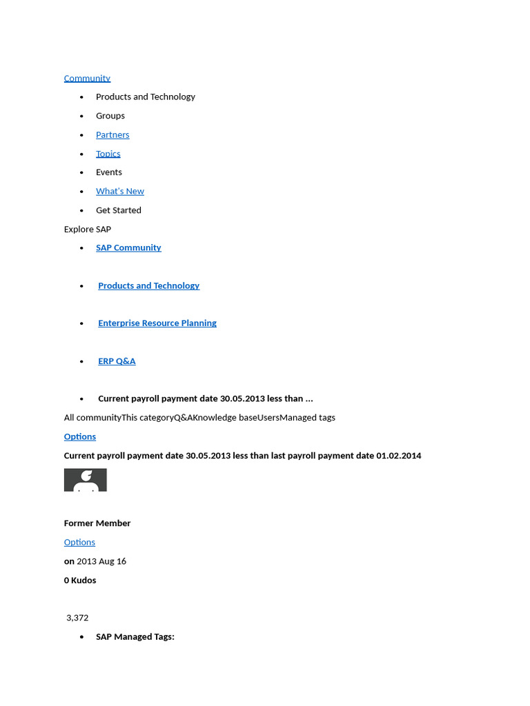Payroll area | PDF | Human Resource Management | Computing