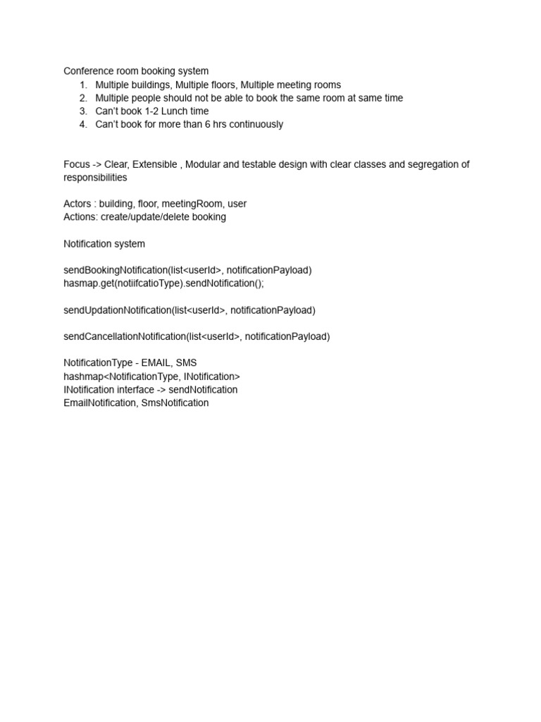 Conference Booking | PDF