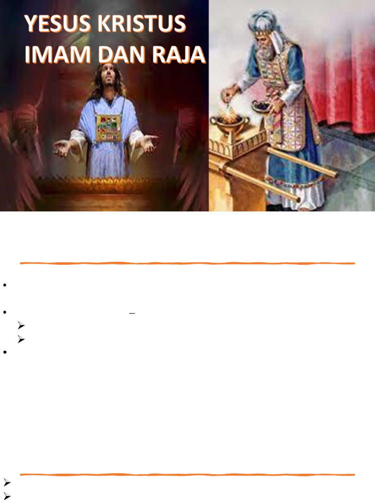Yesus Imam Dan Raja | PDF
