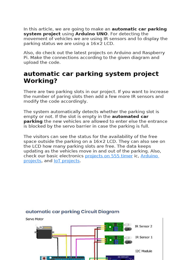Parking System | PDF