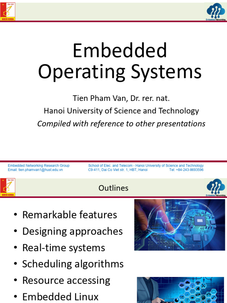 Chapter3 Embedded OS | PDF | Scheduling (Computing) | Operating System