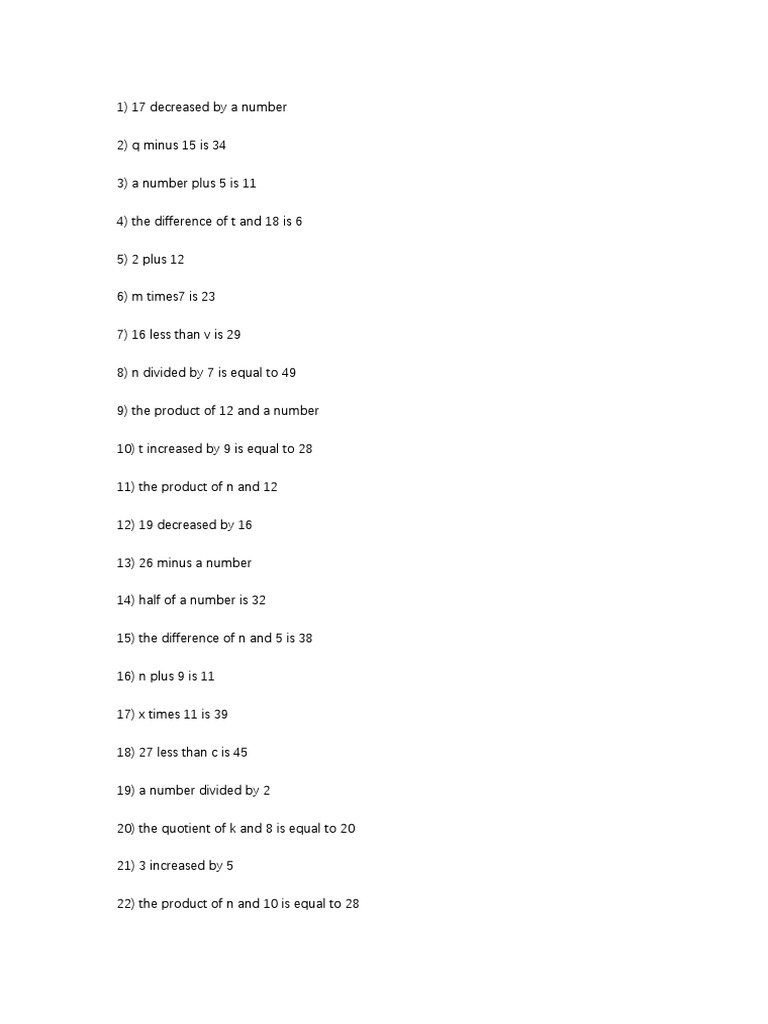 Verbal Expression | PDF