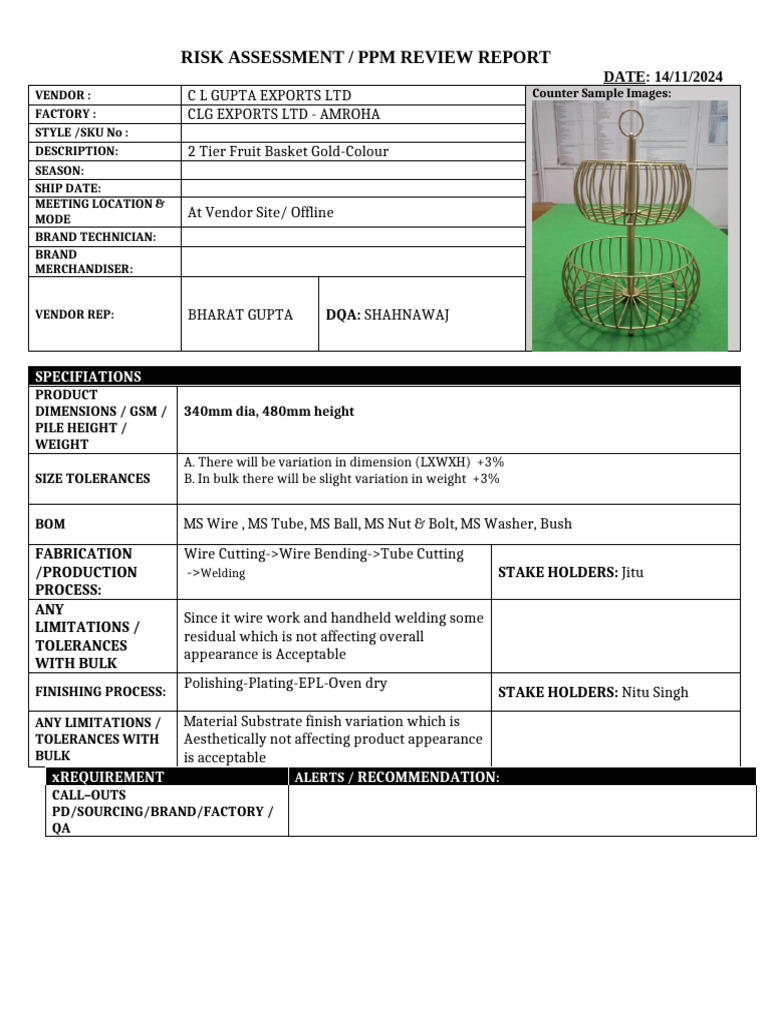 Dunelm Product Quality Review Report | PDF | Packaging And Labeling ...