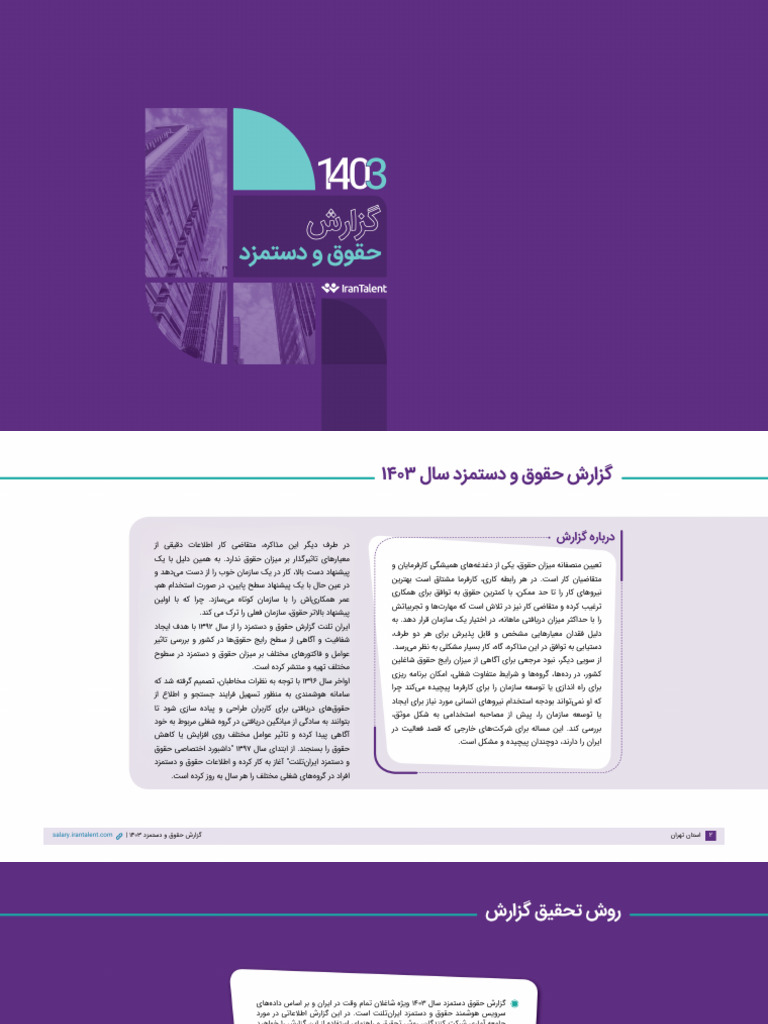 Salary Report 1403 | PDF