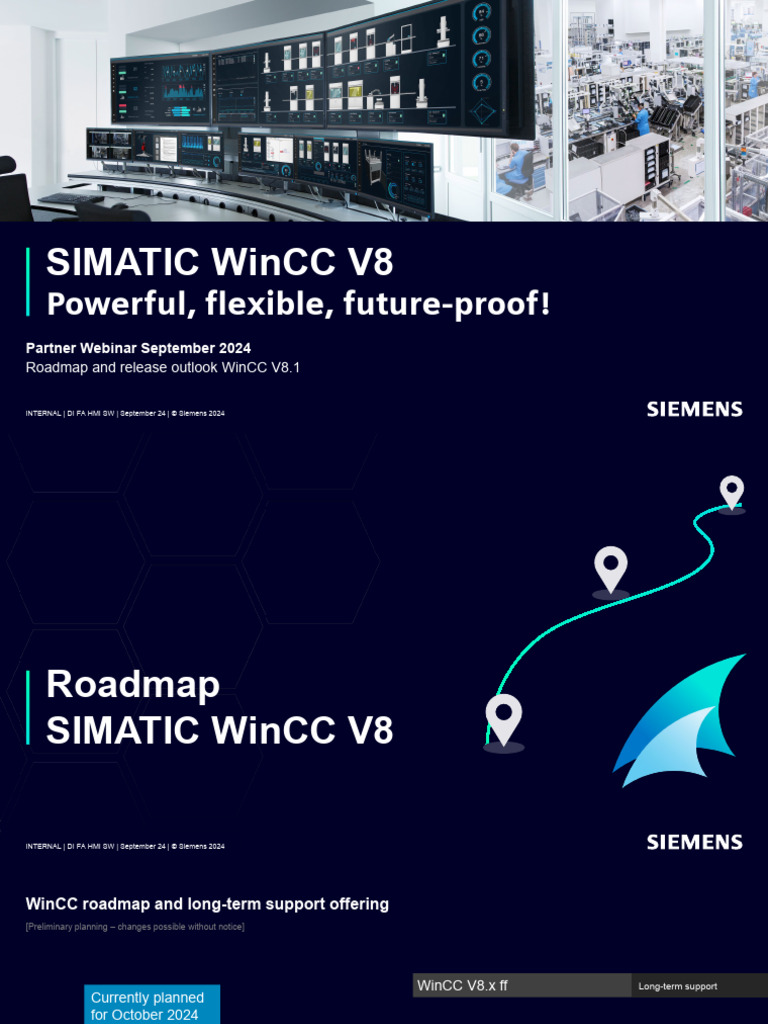 WinCC V8.1 Release Roadmap | PDF | Computing | Software