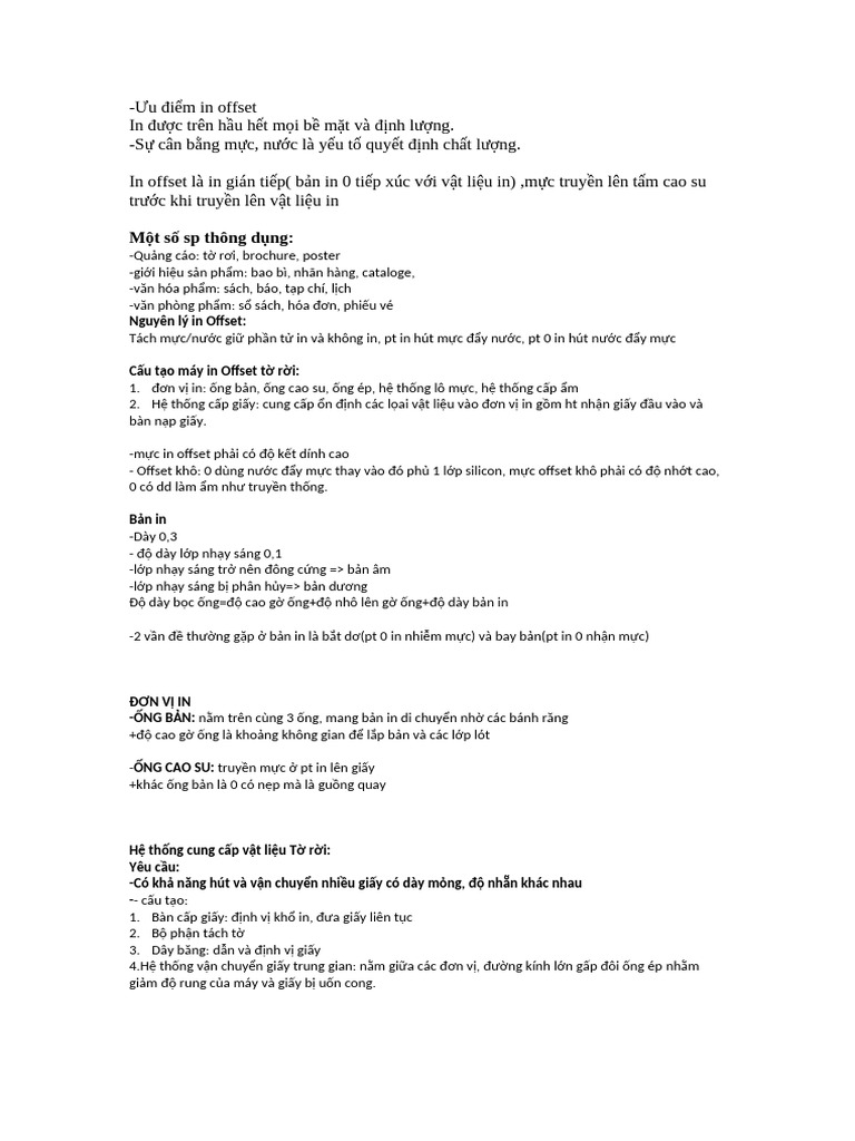 Khắc Phục Bằng Flexo | PDF