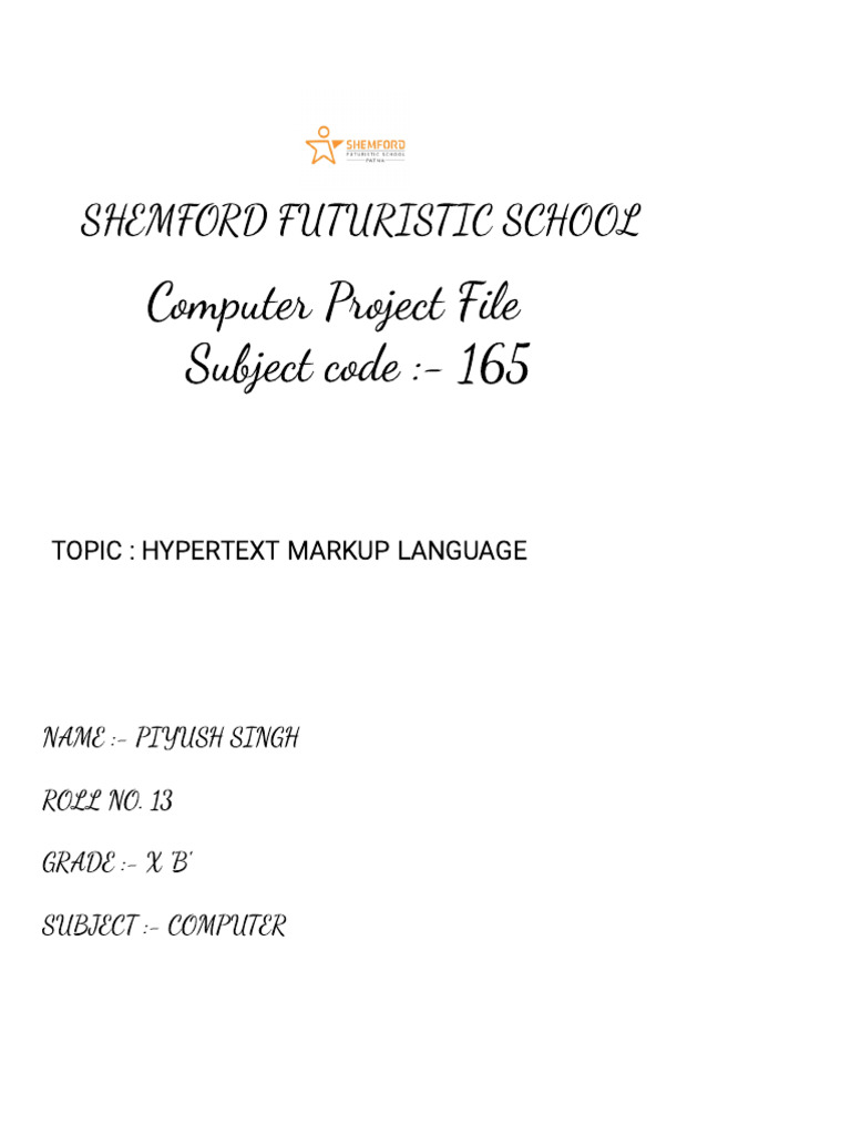 Final Computer Project 1 Pdf