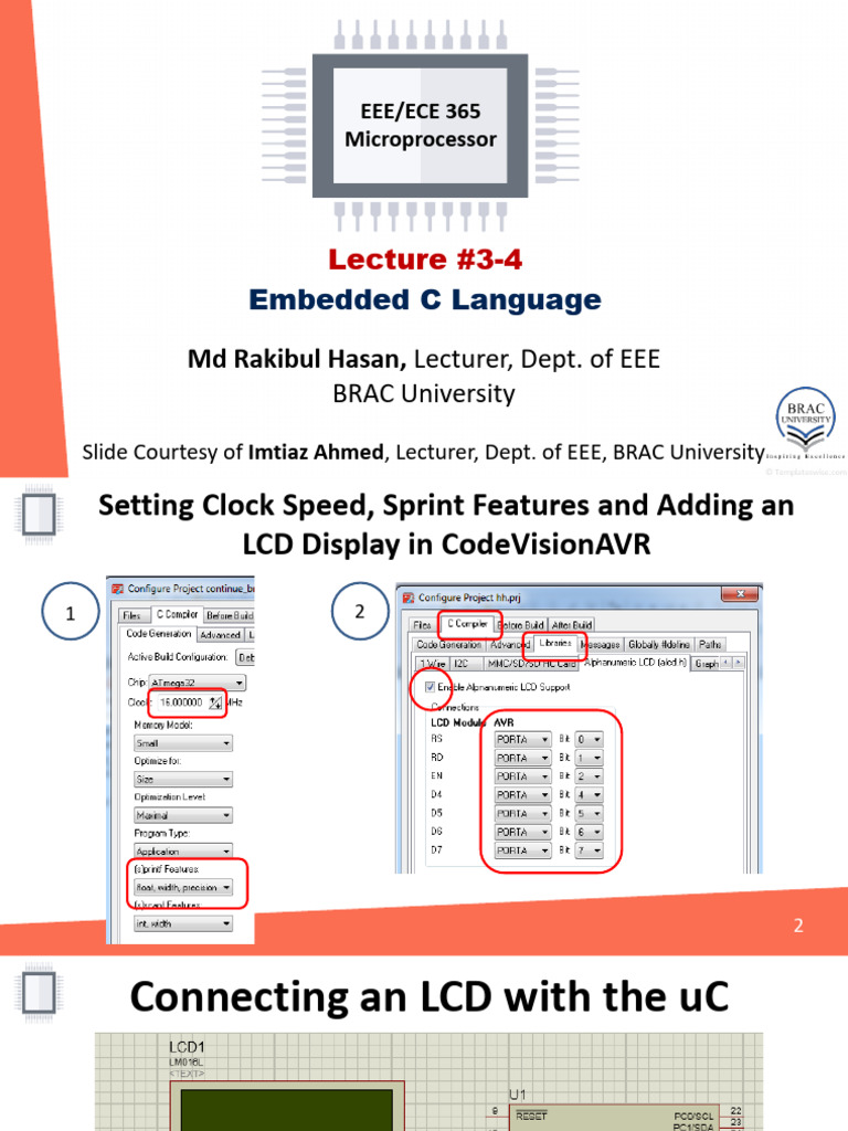 Lecture 03 04 Embedded-C | PDF | Parameter (Computer Programming) | Integer (Computer Science)