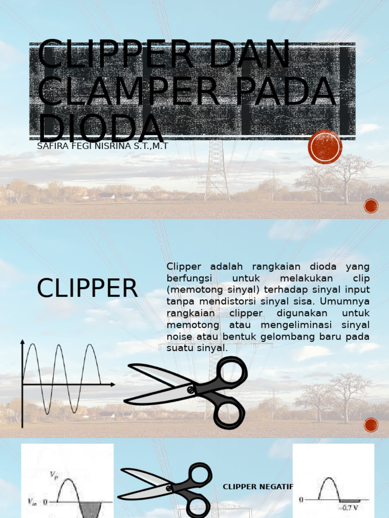 Clipper & Clamper Dioda: Fungsi & Jenis | PDF