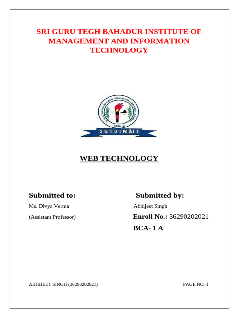 Web Technology Practical File 2 2 | PDF | Html Element | Hyperlink