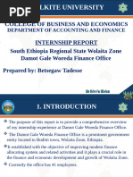Internship Report: Accounting & Finance | PDF | Internship | Job Hunting