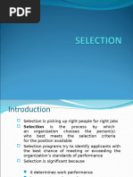 Selection Criteria Template | PDF