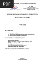 Règles APSAD pour systèmes incendie | PDF | Feu | Lutte contre l'incendie