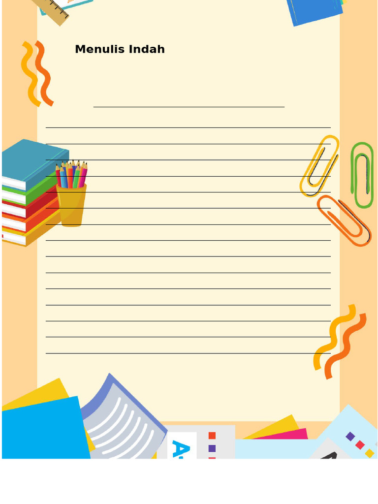 Buku Latihan Menulis Indah PDF | PDF