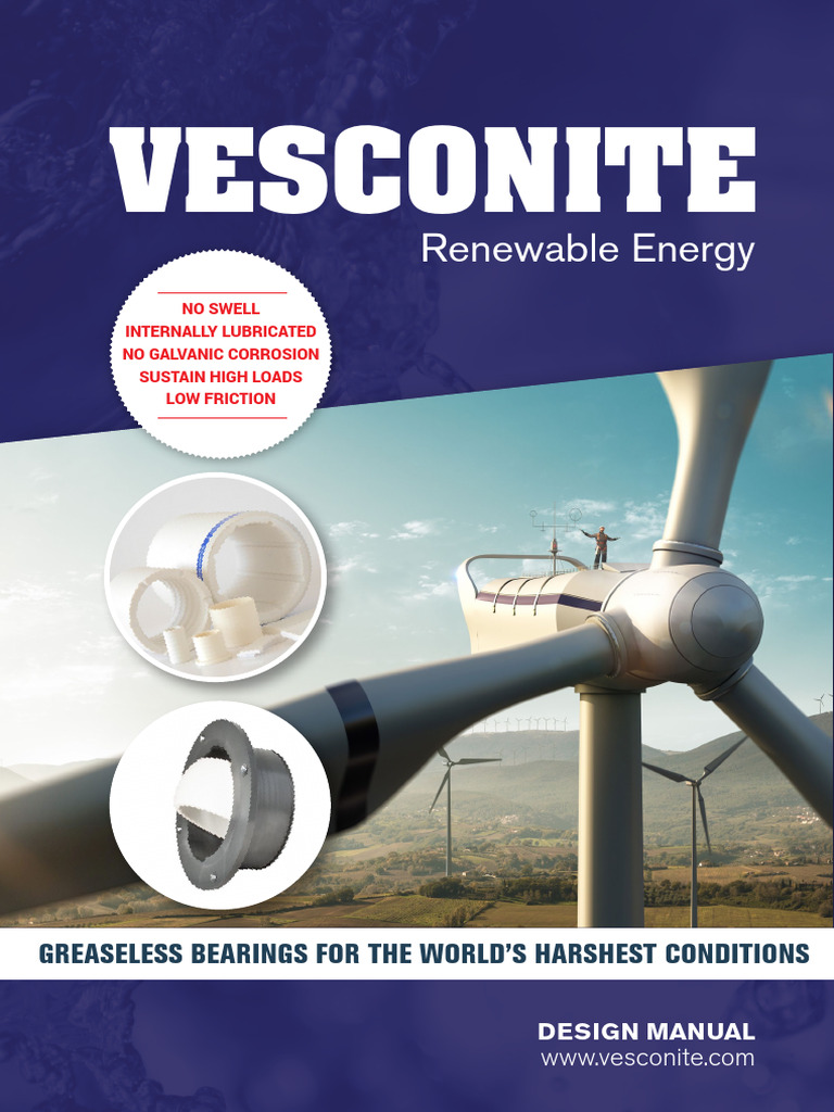 Vesconite Bearings for Renewable Energy | PDF | Bearing (Mechanical ...