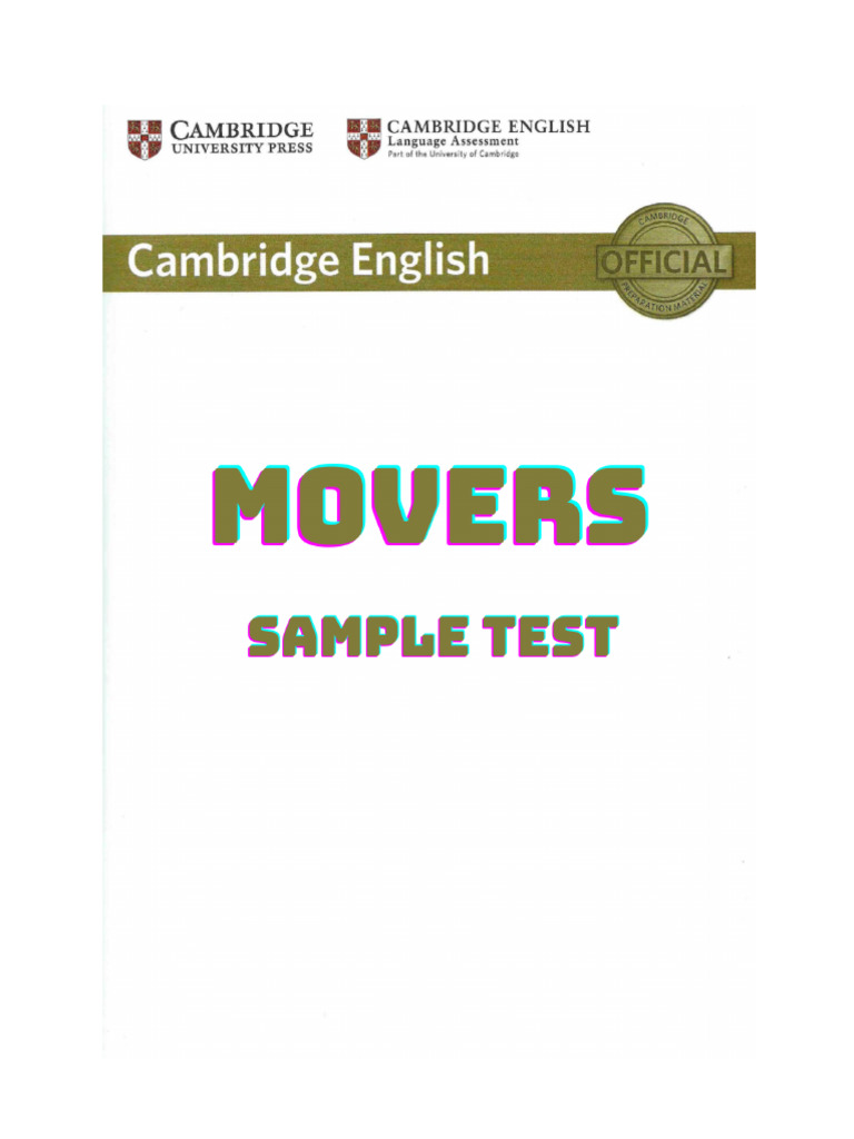 Movers Sample Test Listening | PDF