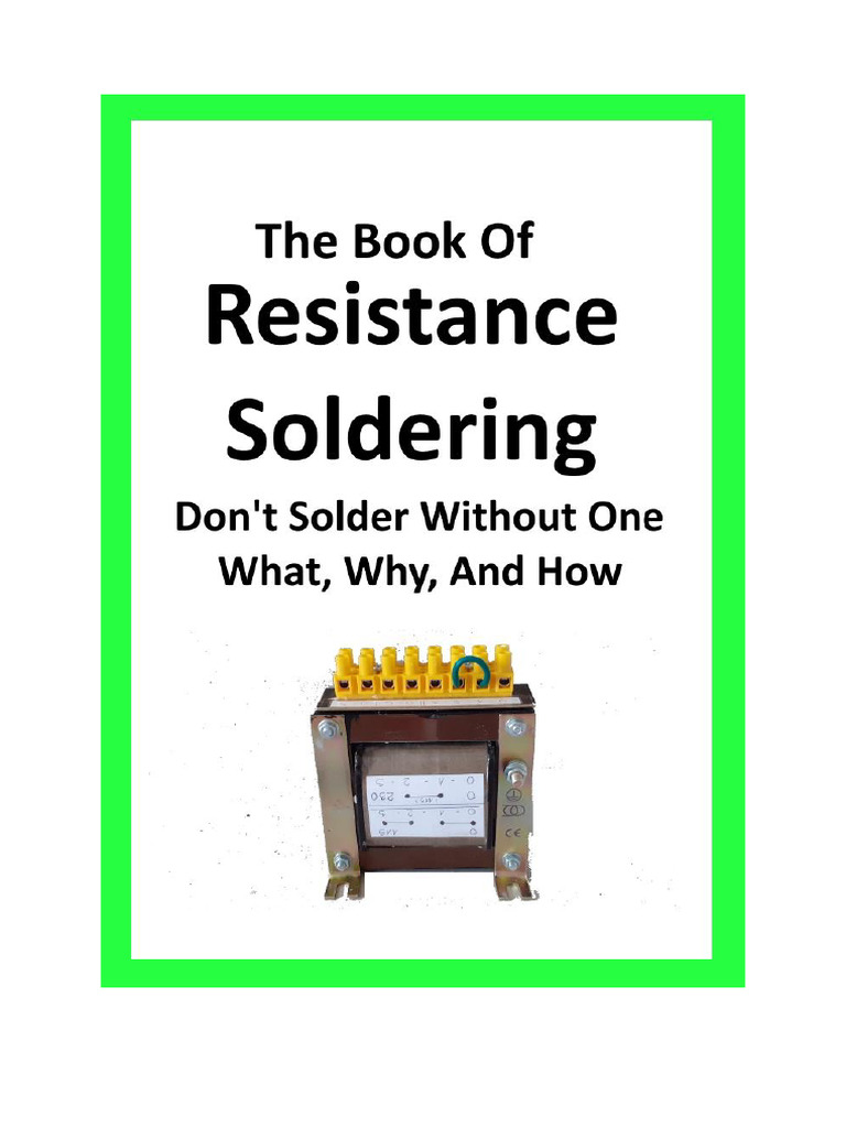 The Resistance Soldering Book | PDF | Soldering | Electrical Connector