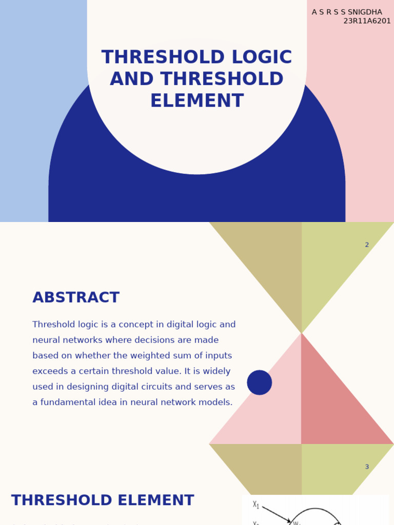 Threshold Logic and Threshold Element | PDF