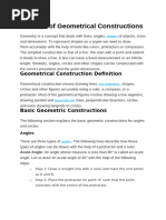 Compass and Straightedge Constructions | PDF | Triangle | Circle