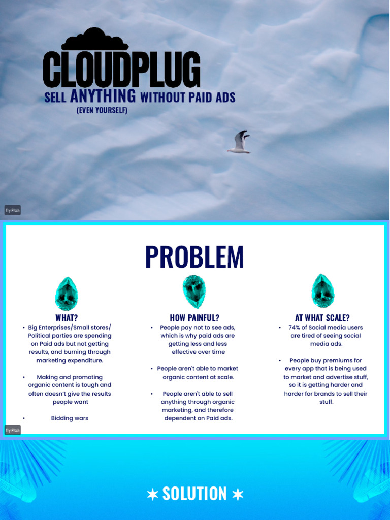 Cloud Plug_pitchdeck - Copy | PDF | Marketing | Economies