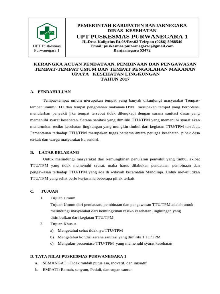 KERACU PENDATAAN TTU,TPM | PDF