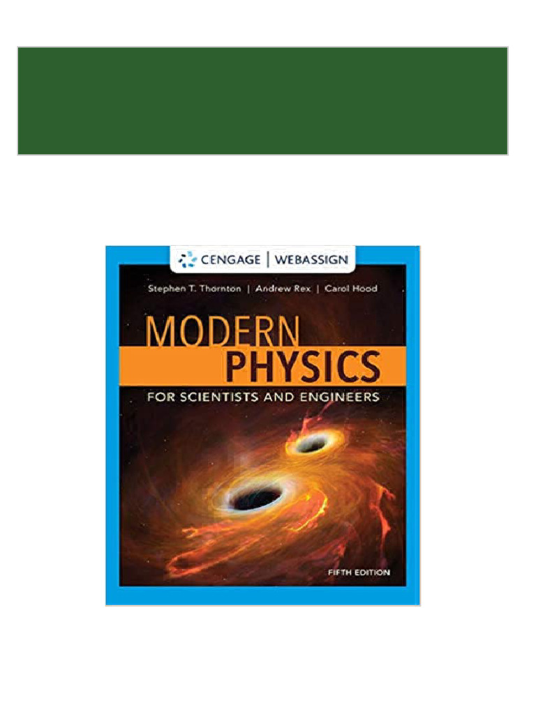 Ebooks File (Ebook PDF) Modern Physics For Scientists and Engineers 5th ...