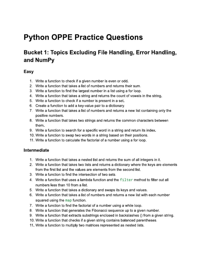 Python Question OPPE2 | PDF