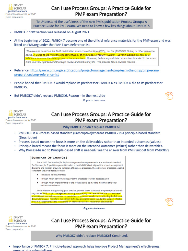 Usefulness of PMBOK 6 Process Groups A Practice Guide 1666527636 | PDF ...