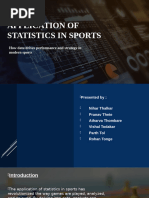 Mathematics in Cricket Analysis | PDF | Mathematics | Analytics